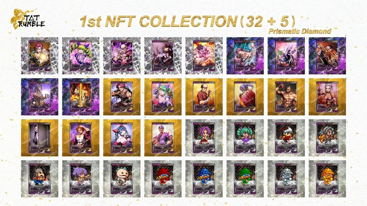 KREATION、Web3ゲーム「TAT Rumble」第1弾NFTコレクション限定777個を本日(日本時間 2月14日18時)より販売開始 | ゲームハック